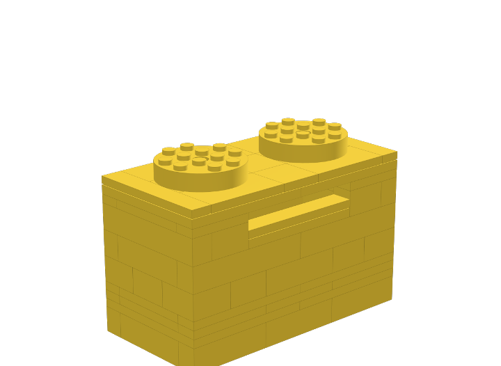 Coin bank 1x2 from BrickLink Studio [BrickLink]