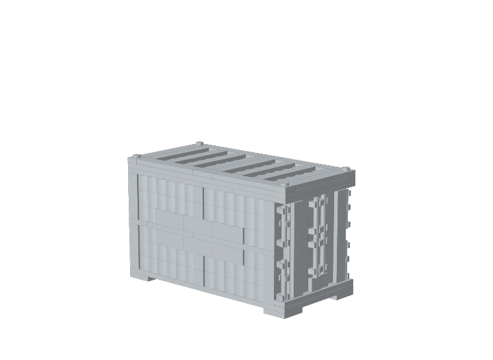 Shipping container improved from BrickLink Studio [BrickLink]