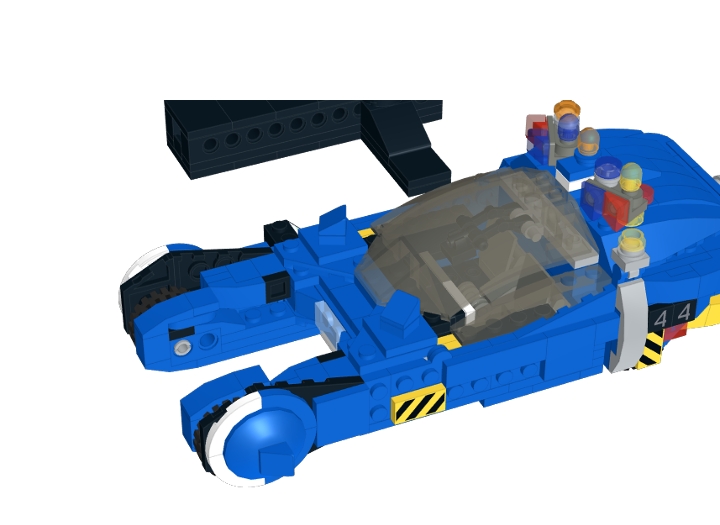 Blade Runner Spinner from BrickLink Studio [BrickLink]