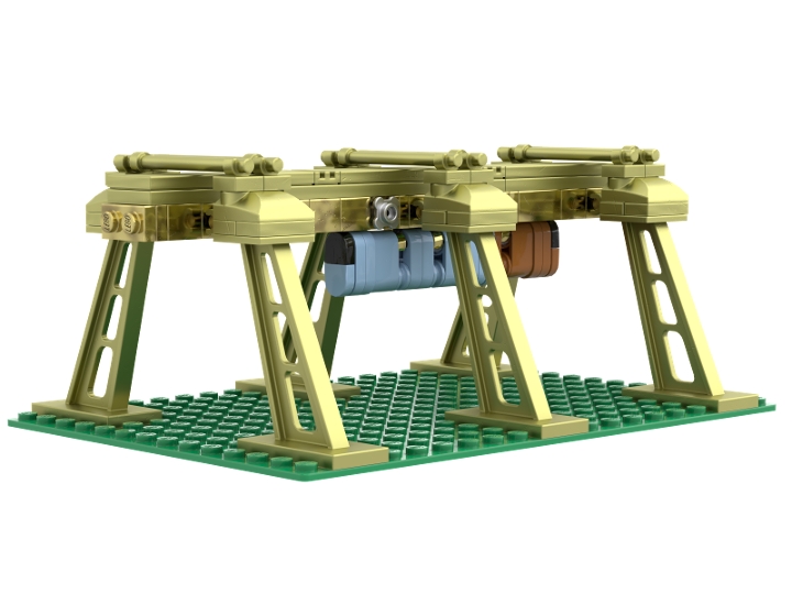 Wuppertal Schwebebahn inverted monorail souvenir from BrickLink Studio ...