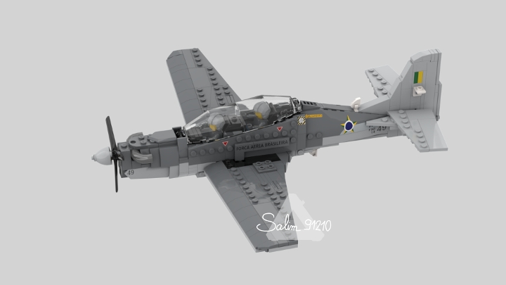 Embraer EMB 312 Tucano LEGO from BrickLink Studio [BrickLink]