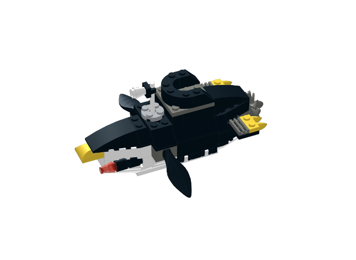 Penguin Submarine from BrickLink Studio [BrickLink]