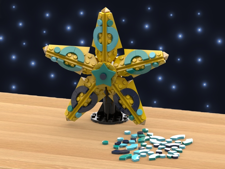 Contemporary Star from BrickLink Studio [BrickLink]