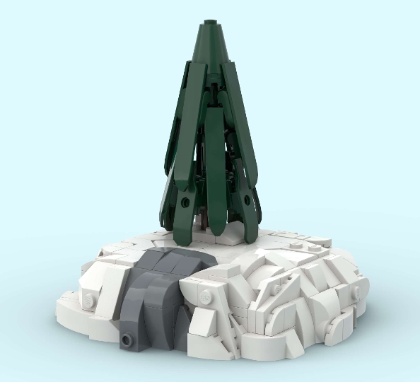Lone Pine Tree from BrickLink Studio [BrickLink]