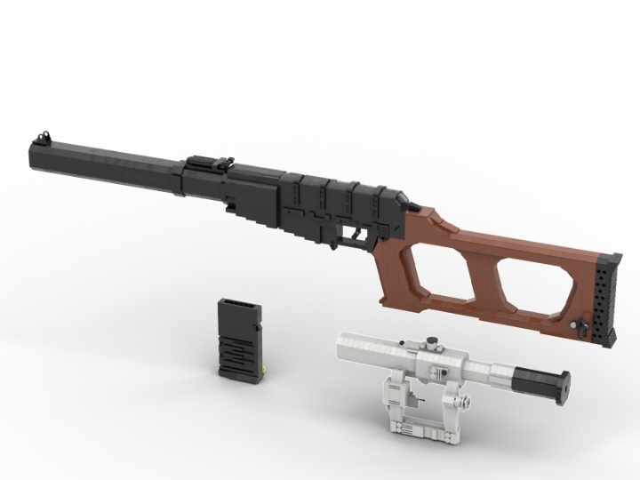 VSS Vintorez from BrickLink Studio [BrickLink]