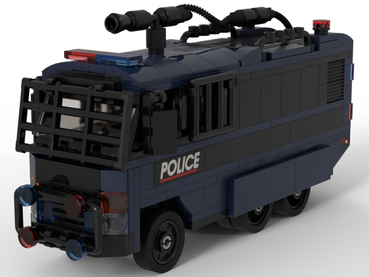City Police Riot Team Truck from BrickLink Studio [BrickLink]