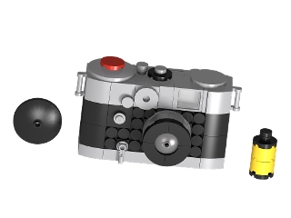 Lego 6392344 Vintage Camera from BrickLink Studio [BrickLink]