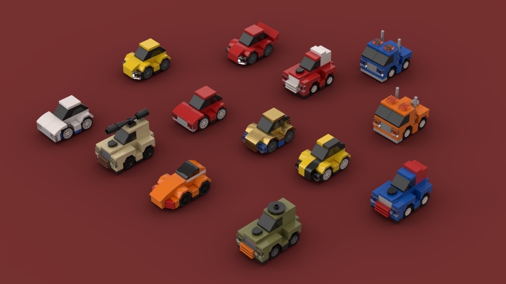 Transformers Autobot Minibots from BrickLink Studio [BrickLink]