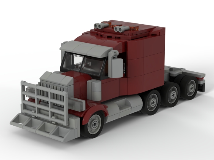 City Heavy Duty Semi Truck from BrickLink Studio [BrickLink]