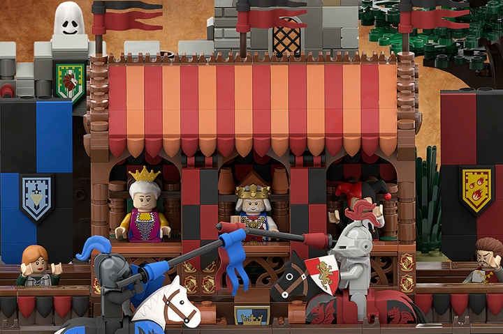 Medieval Tournament (LEGO Idea) from BrickLink Studio [BrickLink]