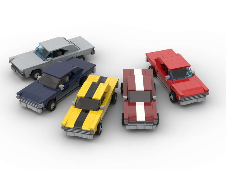 1966 Chevrolet Nova from BrickLink Studio [BrickLink]