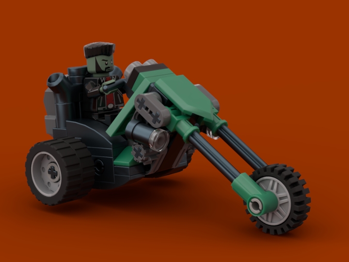 Frank's Monster Chopper from BrickLink Studio [BrickLink]