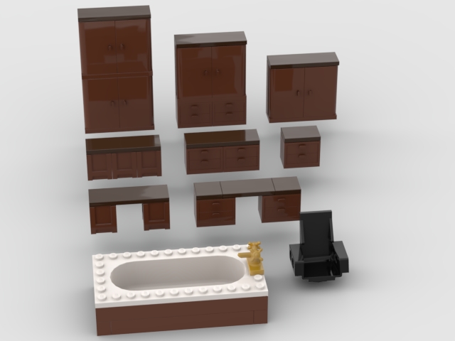 Furniture Pack from BrickLink Studio [BrickLink]