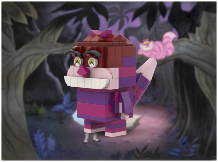 BrickHeadz - Chesire Cat from BrickLink Studio [BrickLink]