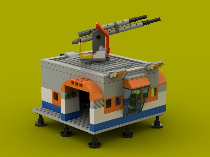 space base armory from BrickLink Studio [BrickLink]