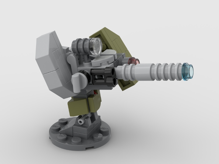 Gauss Warthog Turret from BrickLink Studio [BrickLink]
