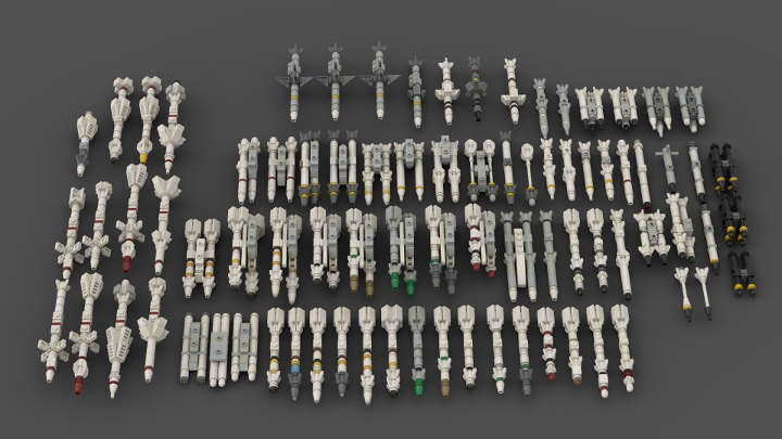Missiles from BrickLink Studio [BrickLink]