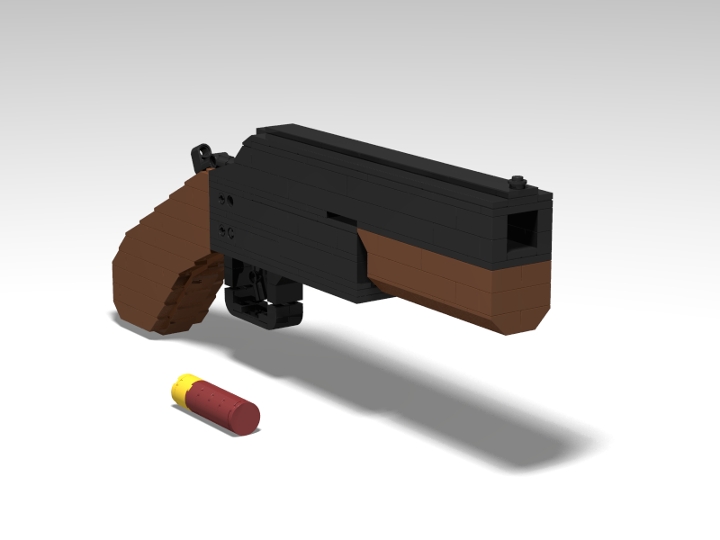Single Barrel Shotgun from BrickLink Studio [BrickLink]