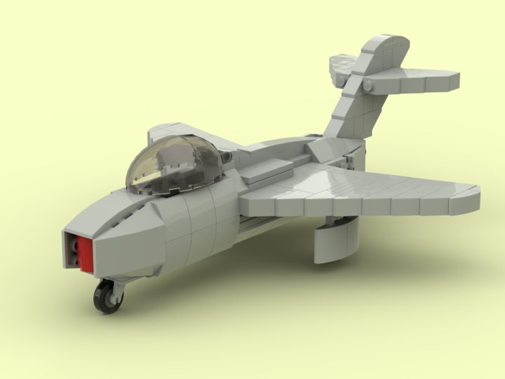 MiG-15 from BrickLink Studio [BrickLink]