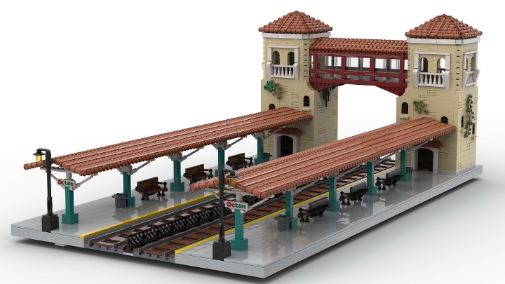Train Station from BrickLink Studio [BrickLink]