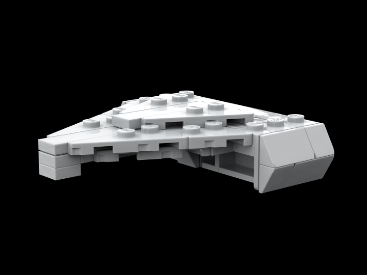 Quasar Fire-Class Bulk Cruiser from BrickLink Studio [BrickLink]