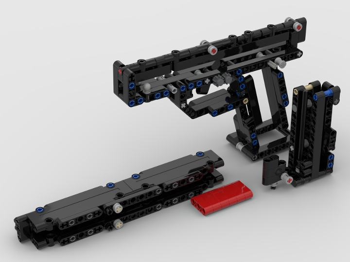 Working Pistol (Model by Yoshiny Yo) from BrickLink Studio [BrickLink]