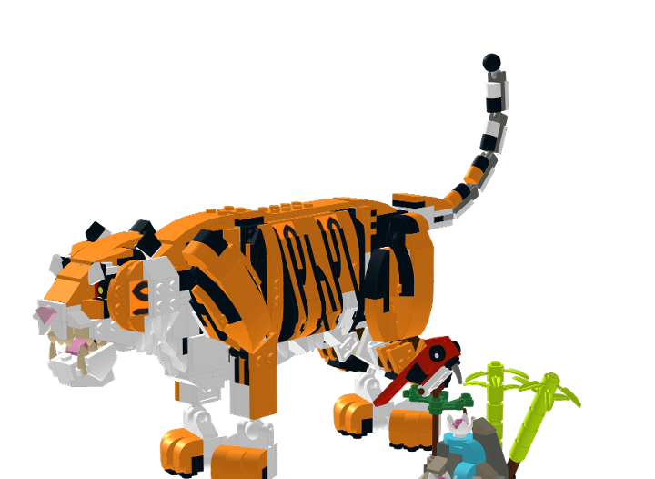 Set 31129: Majestic Tiger from BrickLink Studio [BrickLink]