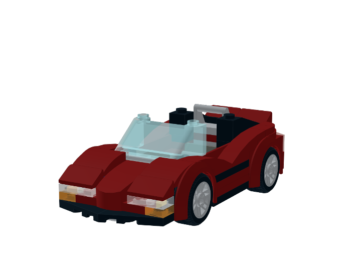 City red sports car from BrickLink Studio [BrickLink]