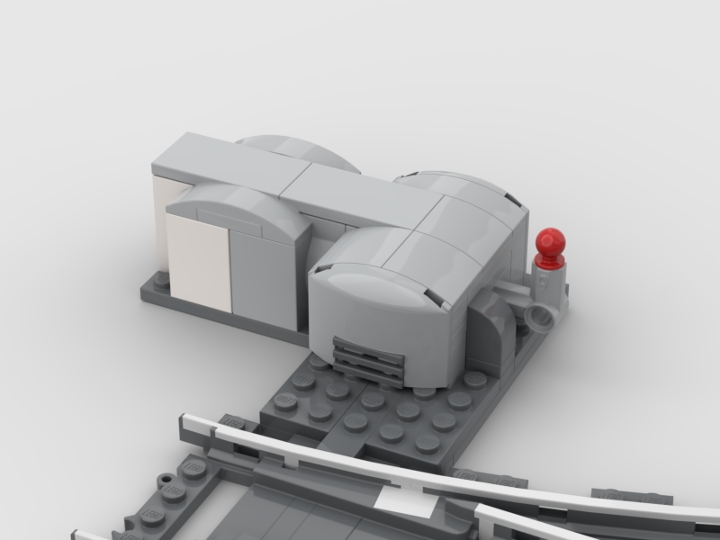Powered up Train Track Switch Motorized from BrickLink Studio [BrickLink]