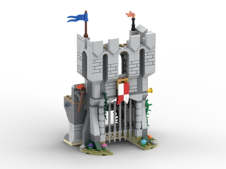 Medieval Gate from BrickLink Studio [BrickLink]