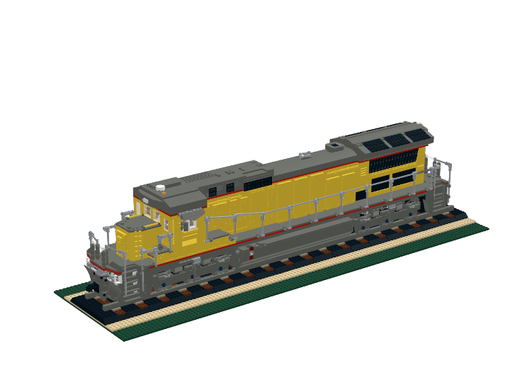 Union Pacific GE Dash 8-C44 from BrickLink Studio [BrickLink]