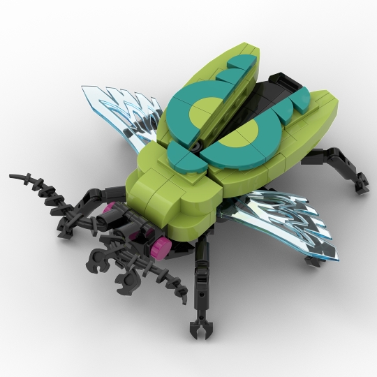 Insects I: Beetle from BrickLink Studio [BrickLink]