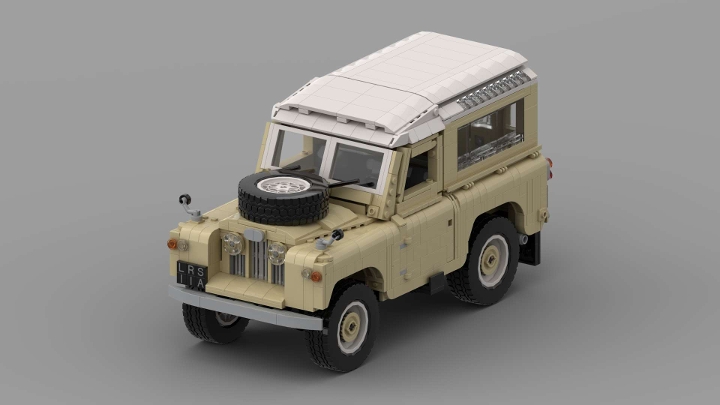 Land Rover 88 Series IIA from BrickLink Studio [BrickLink]