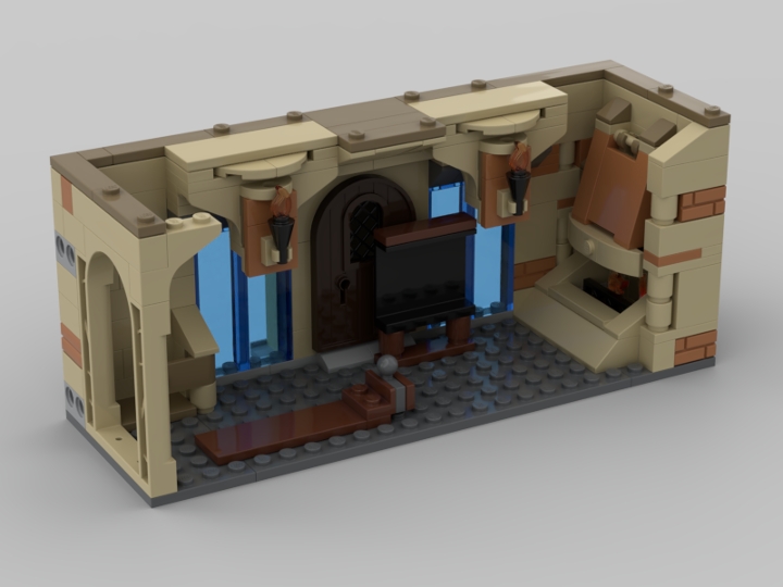 room of requirement modified from BrickLink Studio [BrickLink]