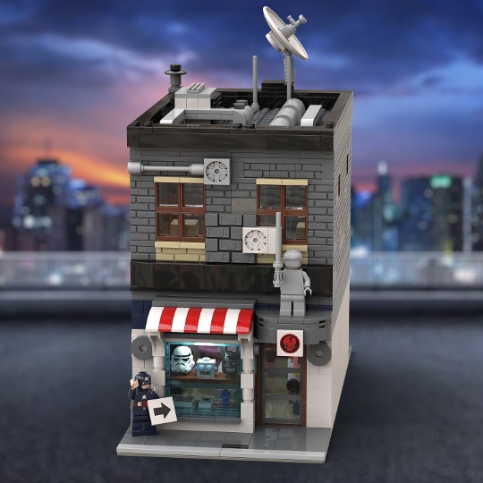 The Comic Book Store from BrickLink Studio [BrickLink]