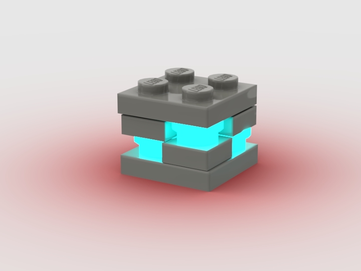 Minecraft Diamond Block from BrickLink Studio [BrickLink]