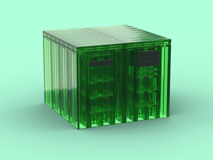 Minecraft big Slime from BrickLink Studio [BrickLink]