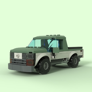 Mecha w/ long range turret from BrickLink Studio [BrickLink]