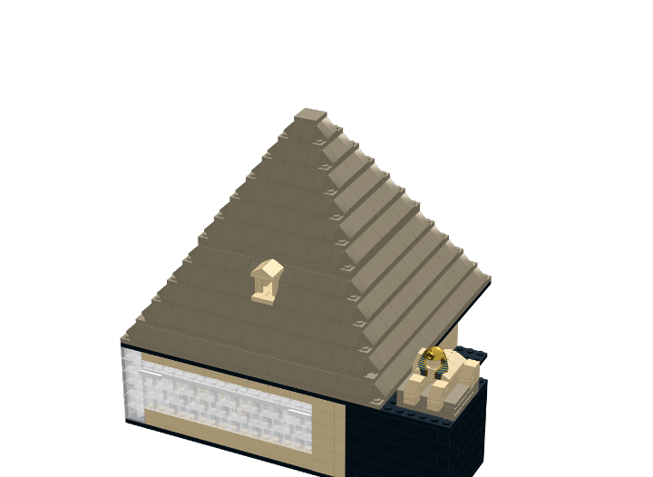 Pyramid of Giza from BrickLink Studio [BrickLink]