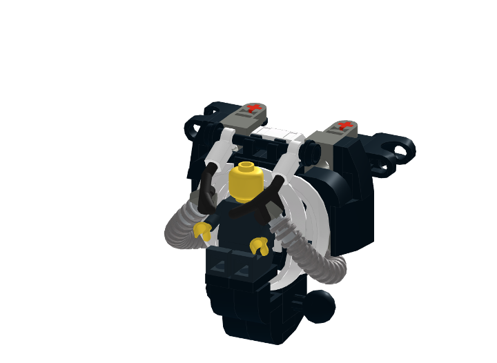 Cockpit mech from BrickLink Studio [BrickLink]