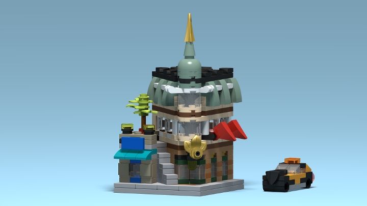 Mini Modular Boutique Hotel from BrickLink Studio [BrickLink]