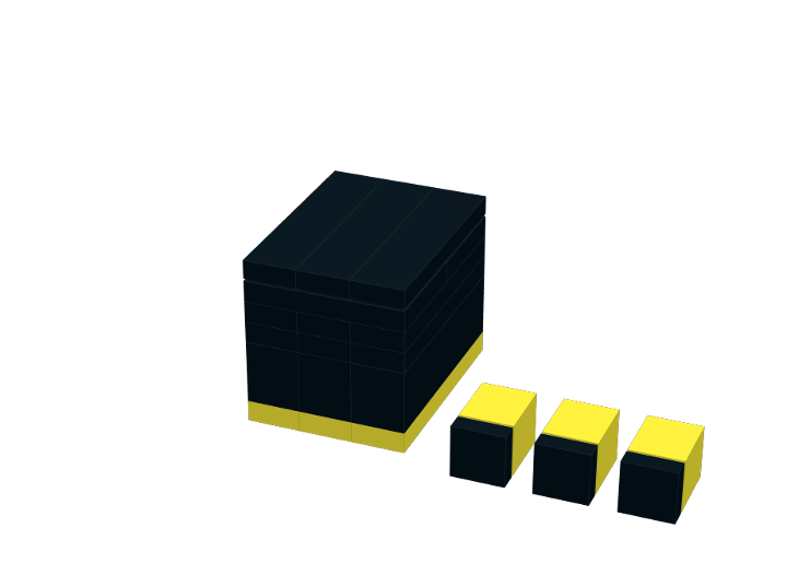 Short Cube 3 Round Magazine from BrickLink Studio [BrickLink]