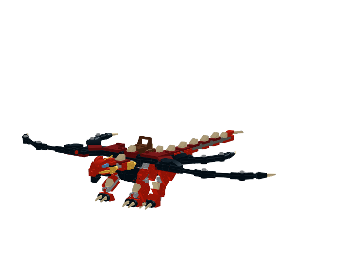 red dragon prototype from BrickLink Studio [BrickLink]