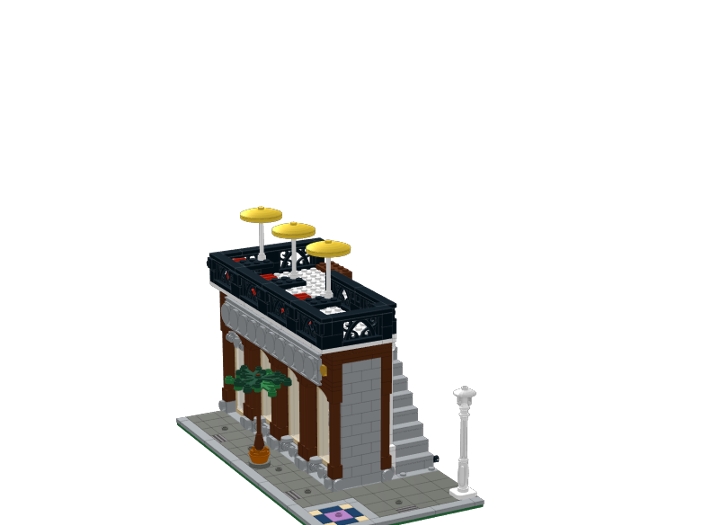 Modular type writer and police station stair addon from BrickLink ...