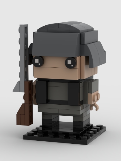BrickHeadz WW2 German Rifleman from BrickLink Studio [BrickLink]