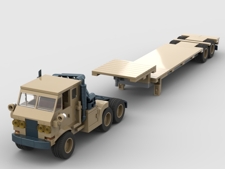 Flatbed truck from BrickLink Studio [BrickLink]