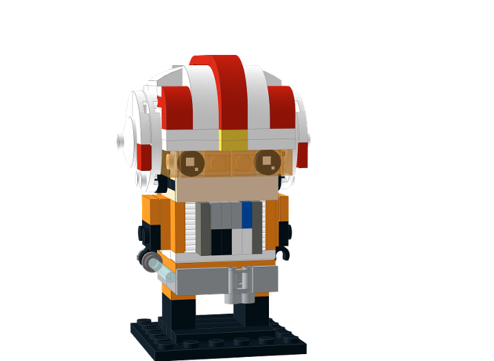 Rebel Pilot BrickHeadz from BrickLink Studio [BrickLink]