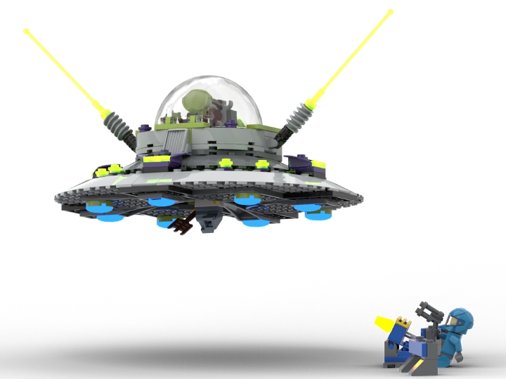 7052 UFO Abduction from BrickLink Studio [BrickLink]