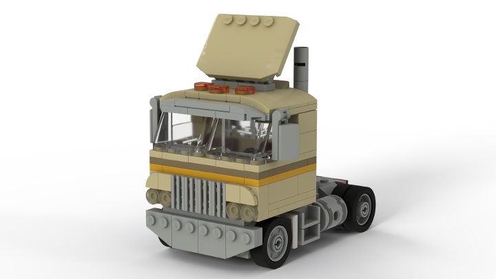 City Cabover Truck 2 from BrickLink Studio [BrickLink]