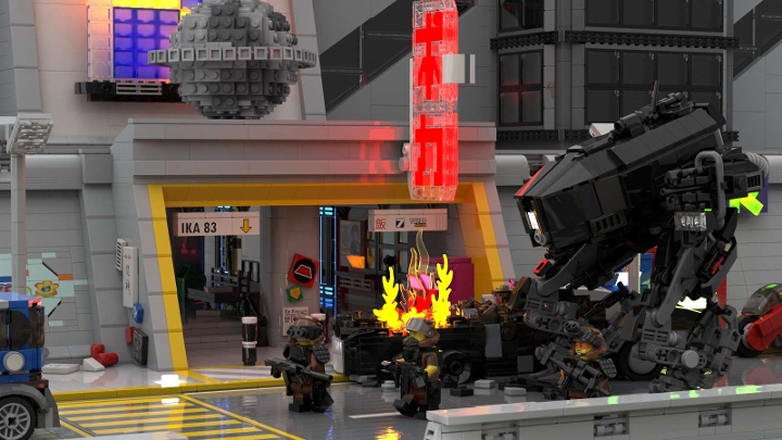 Minotaur mecha from BrickLink Studio [BrickLink]